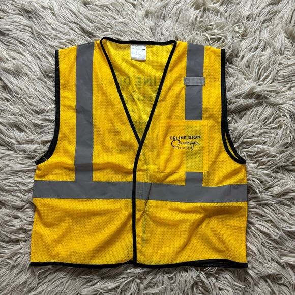 Jackets & Coats | Rare Celine Dion Courage Tour Work Vest Crew Shirt ...